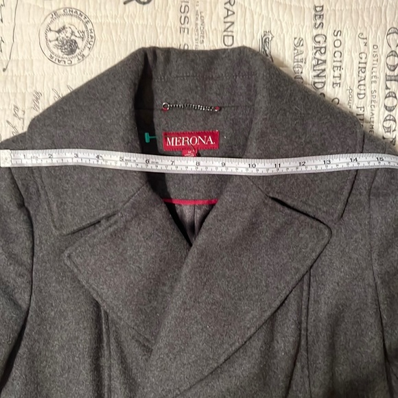 Merona | Jackets & Coats | Merona Gray Peacoat Double Breasted Wool ...